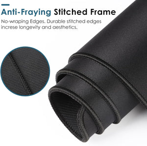 Sounce Mouse Pad Mercerized Surface Anti-fray Edges and Anti-Slip Rubb